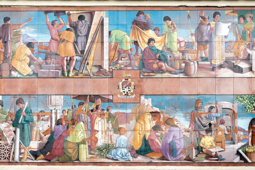 Pannello di ceramica (Diodoro Cossa) - Visit Amalfi